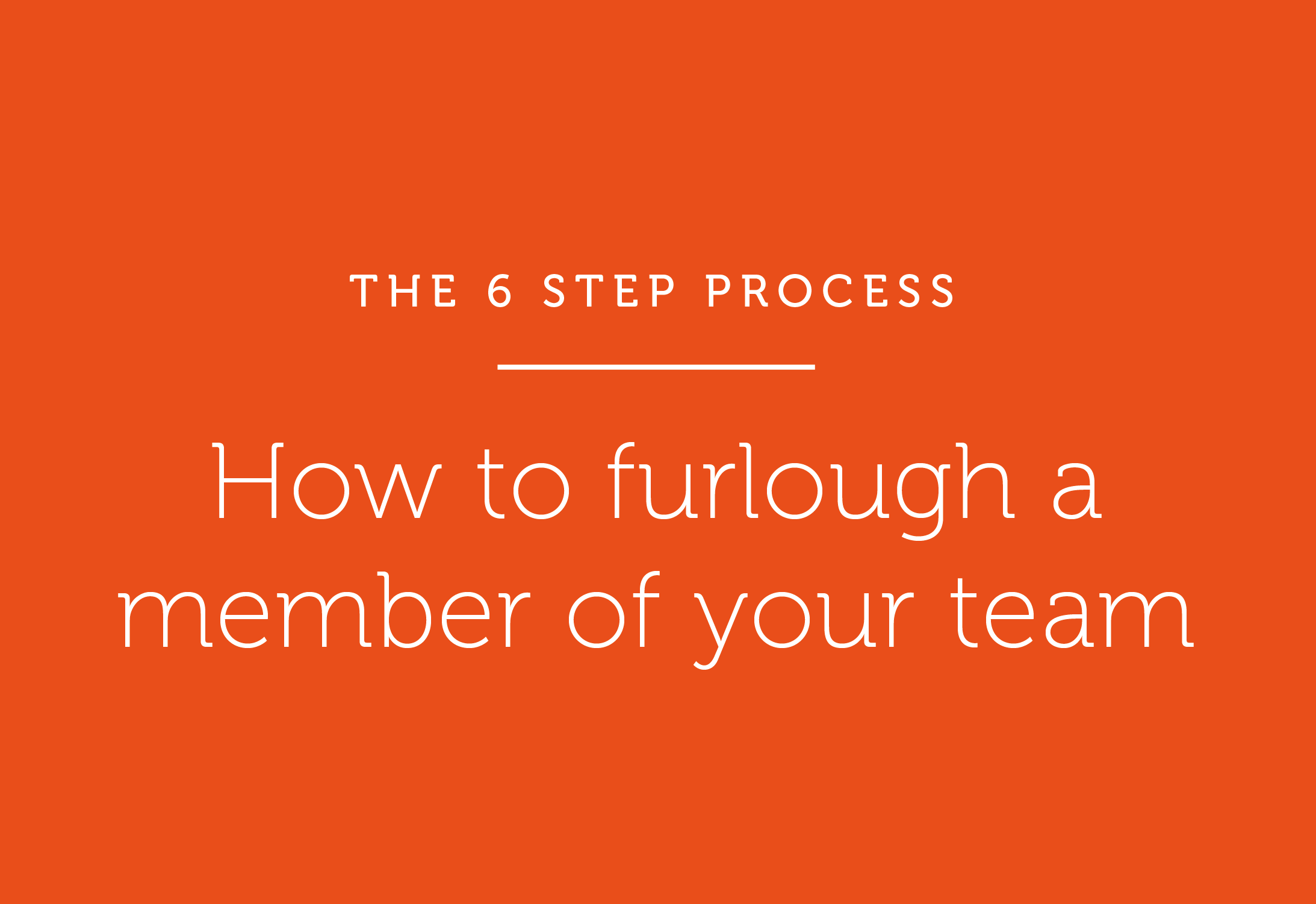 Periscope - How to furlough a member of your team - The Blog